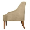 HomePop Velvet Swoop Arm Accent Chair - Walmart.com