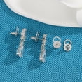 DESIGNICE Earring Backs for Droopy Ears, Flower Bullet Locking Earring ...
