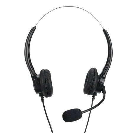 Telephone Headset, Phone Headphone RJ9 Head For Call Center Employees ...