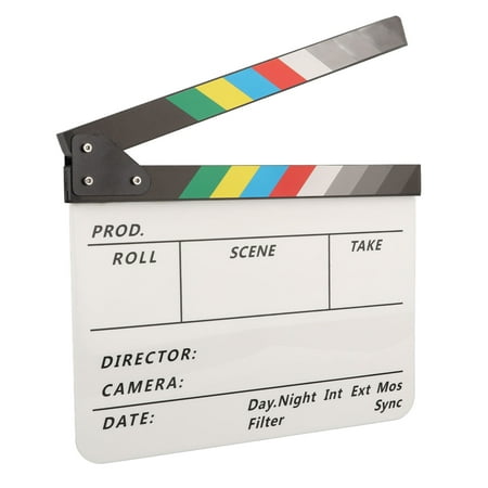 Movie Clapboard, Film Board Lightweight Crisp Sound For Studio For Cut ...