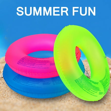 2set Houkiper Summer Inflatable fluorescent Swimming Ring Swimming ...