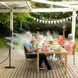 Monsoon Outdoor Misting Fan Kit, 16in Water Cooling System for Patio ...