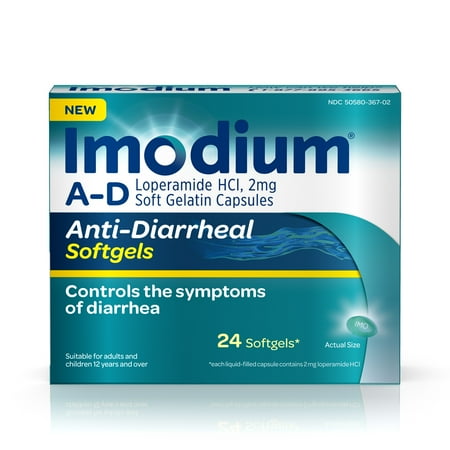 UPC 300450137241 - Imodium Diarrhea Relief Liqui-gel Capsules, 24ct, 2 ...
