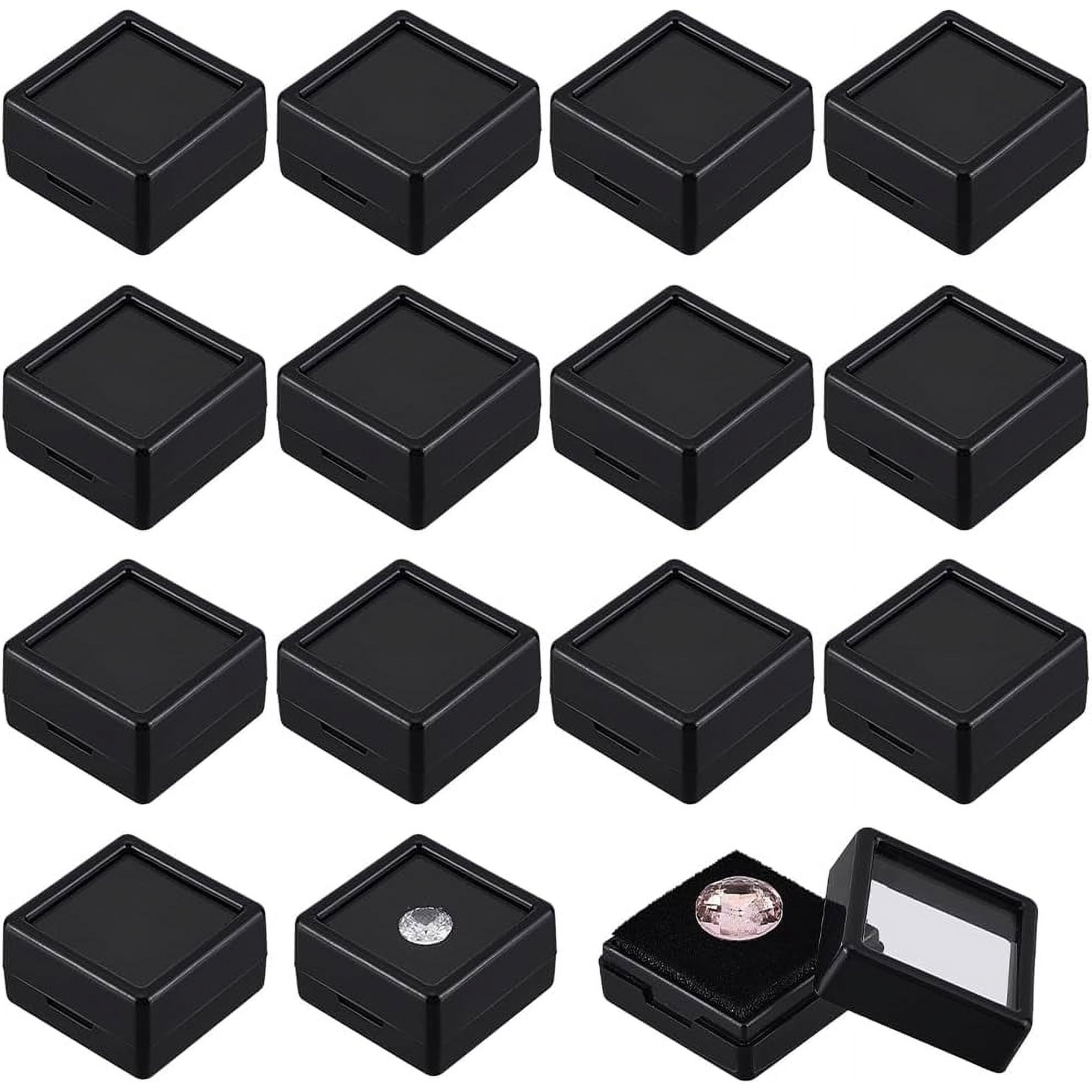 Click here for Nobrand 70 Pack Black Gemstone Display Box 1.16x1.... prices