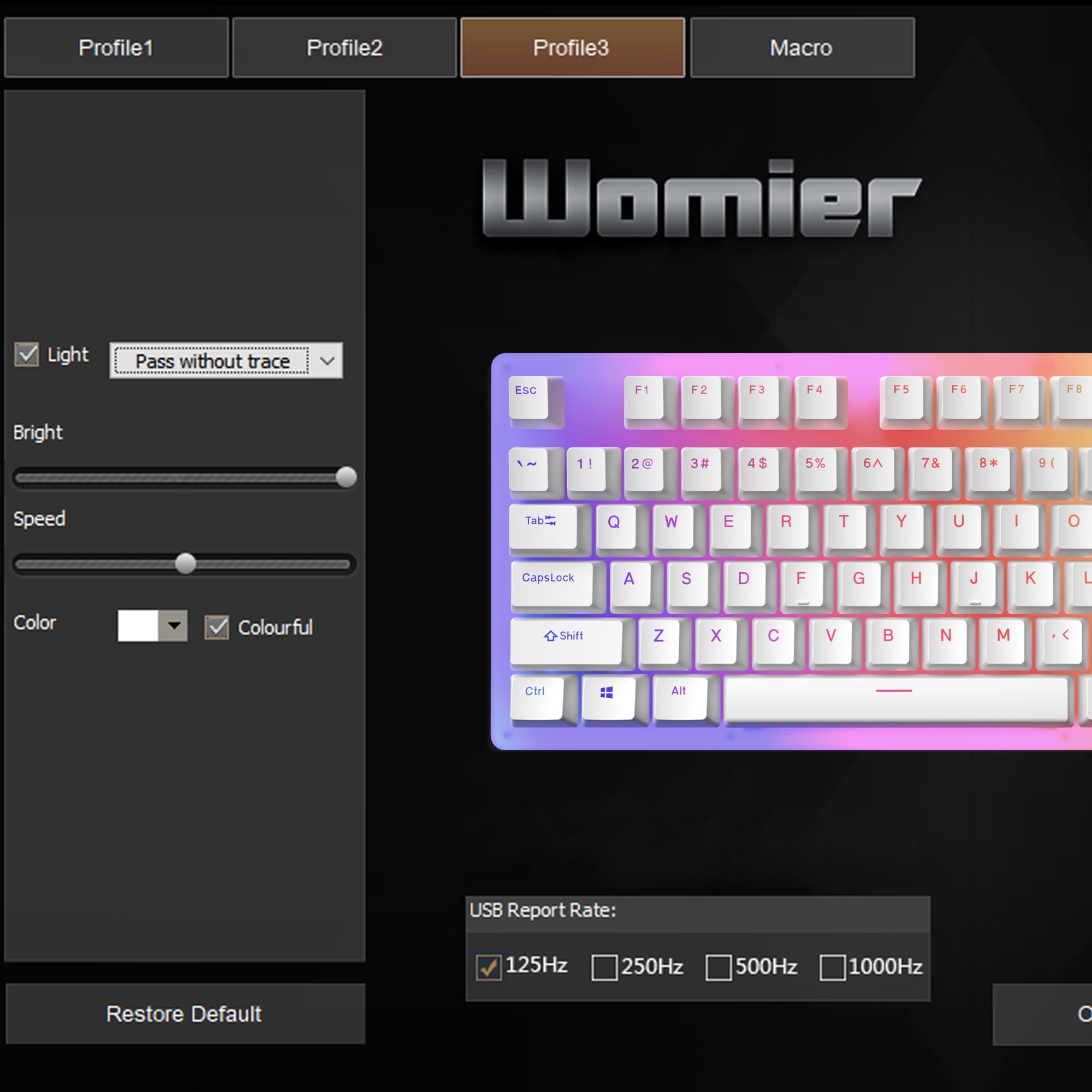 Womier K87 TKL Mechanical Gaming Keyboard - Hot Swappable RGB Backlit Compact Keyboard in Nepal ...