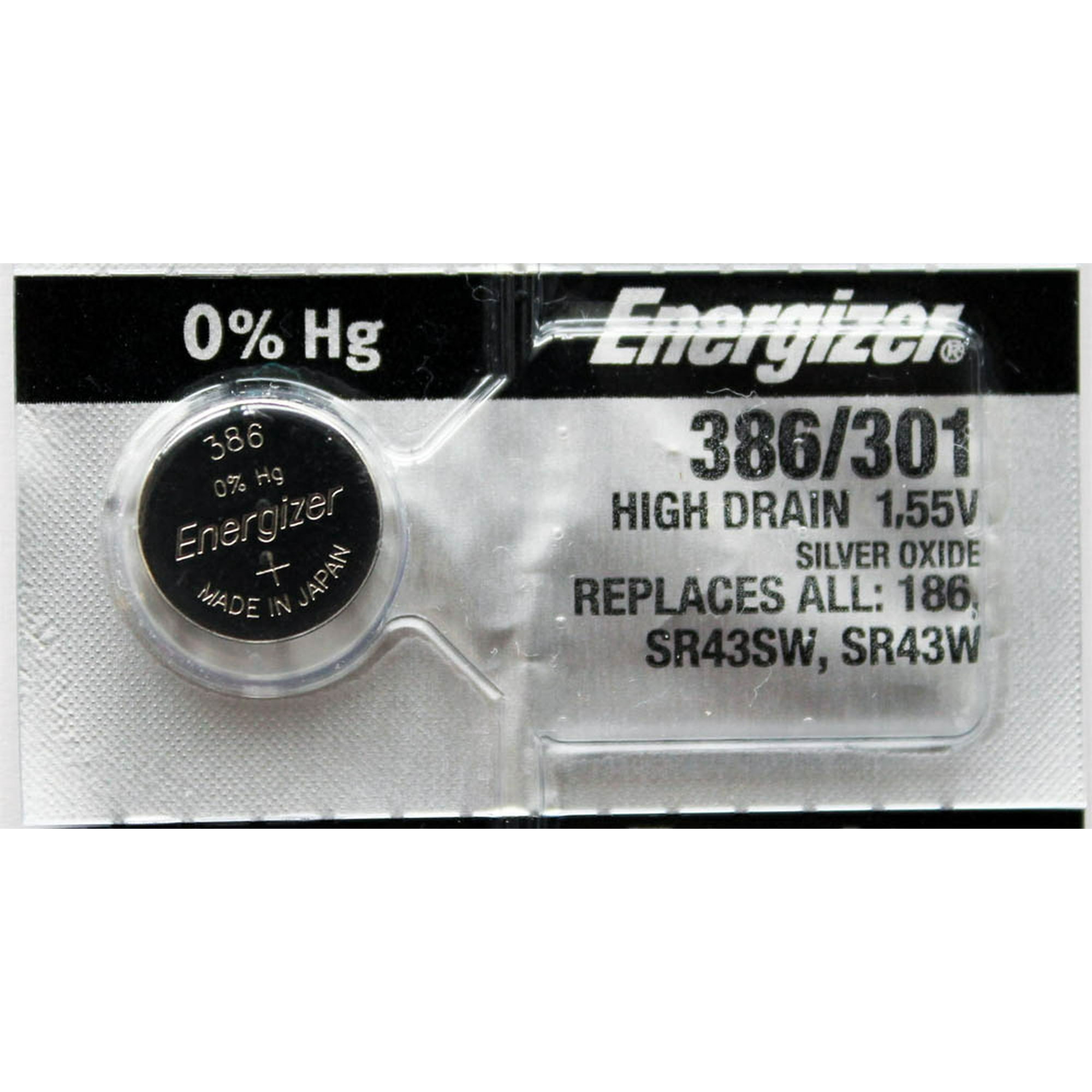 Click here for Energizer 386/301 Sr43 Silver Oxide Button Battery... prices