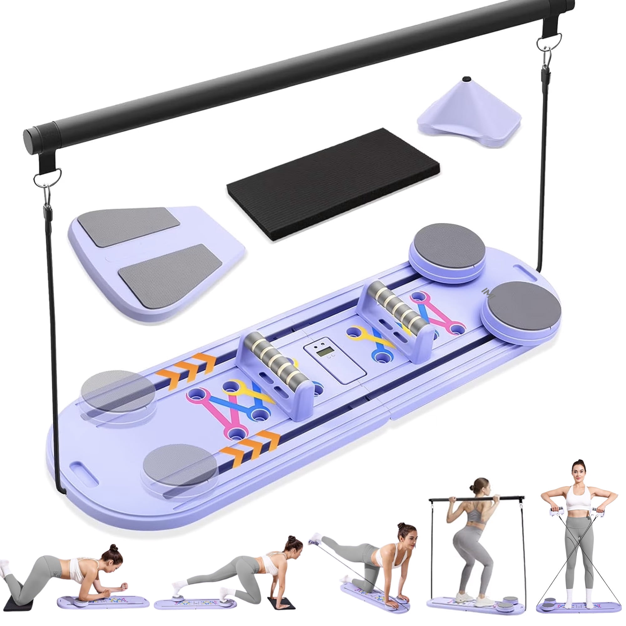 Click here for Imfit Pilates Reformer Machine For Home With Handl... prices