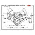 ICT Billet BBC Alternator/Power Steering Pump Accessory Drive Bracket ...