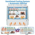 Accreate 4.2 Cu.Ft Commercial Countertop Display Refrigerator, Auto ...