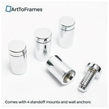 ArtToFrames Floating Acrylic Frame for Photos Up to 8.5x11 inches (Full ...