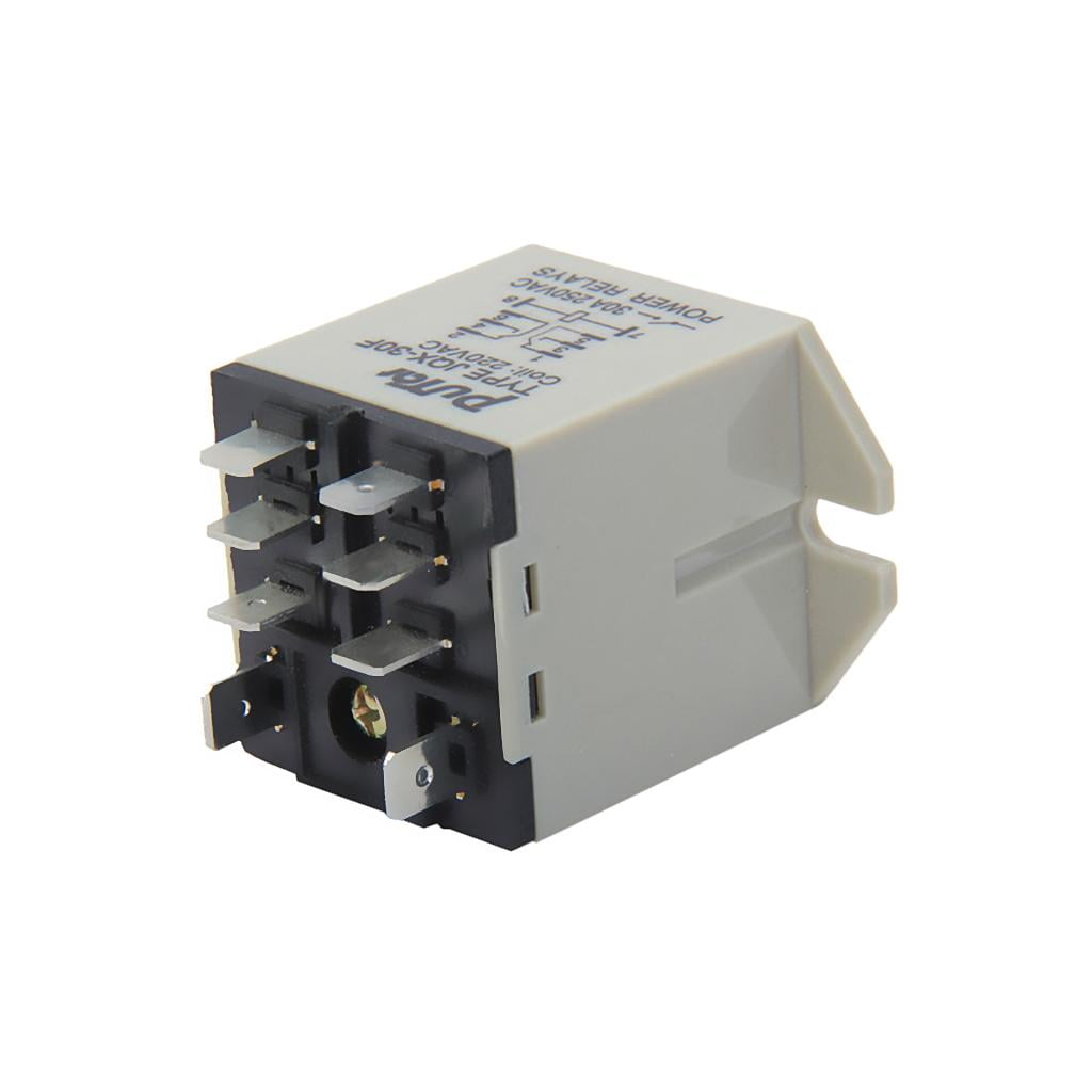 30F 220V Coil 250V Nominal Voltage A 8 Pole Power Relay - Walmart.com