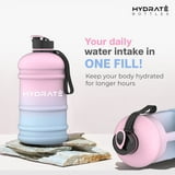 Hydrate XL Large Drinking Jug, Half Gallon Water Bottle - BPA Free ...