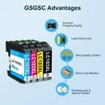 LC103 Ink Cartridges for Brother Printer Replacement LC103 XL LC103XL ...