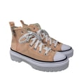 Converse Chuck Lugged Lift Hi Platform Sneaker Coral Canvas Kids ...