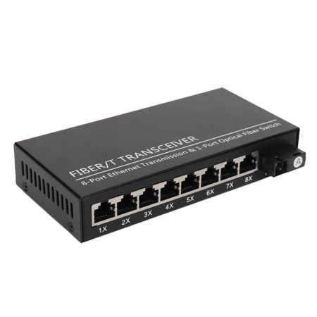 Tx1310nm RX1550nm Fiber Transceiver, Single Mode Ethernet Fiber Switch ...
