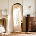 AUROMIR 70"x 24" Arched Floor Mirror Full Length Mirror Baroque Vintage ...