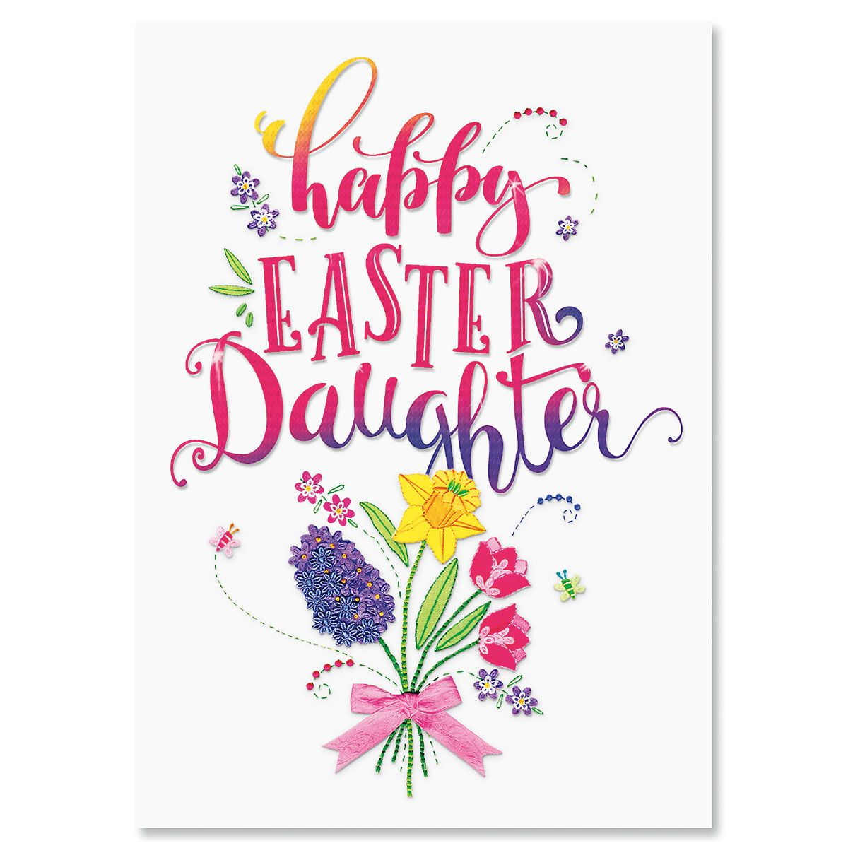 Daughter Easter Greeting Card - Single Card, Envelope Included ...