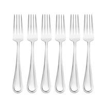 International Silver Forte Set of 6 Stainless Steel Dinner Fork Set ...