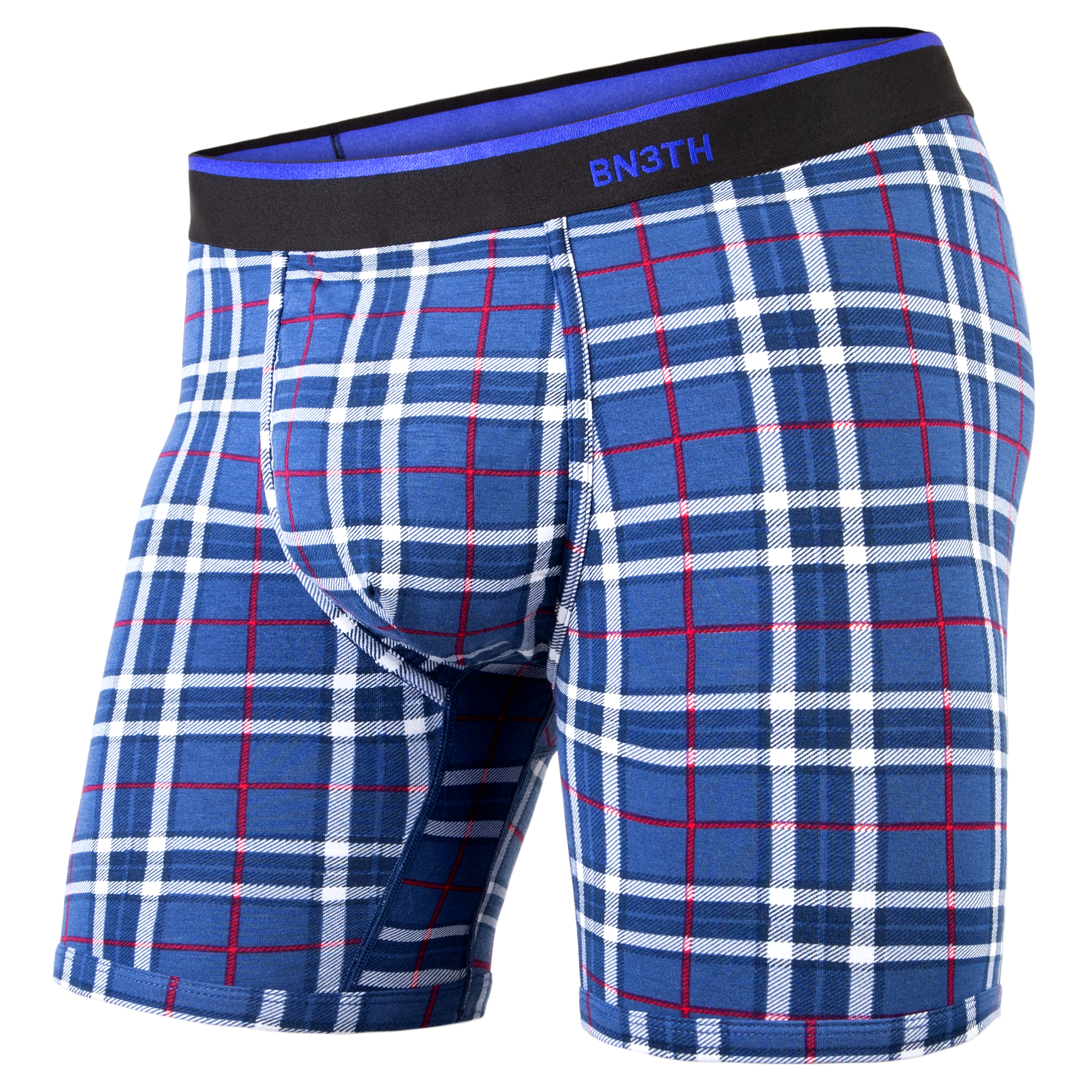 BN3TH Men's Prints Classic Boxer Brief (Fireside Plaid Navy, XX-Large ...