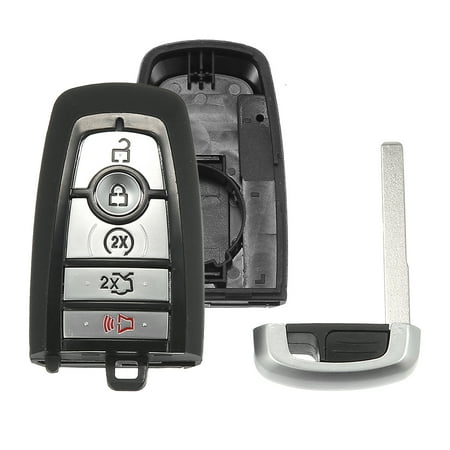 5 Button Replacement Smart Key Fob Case Keyless Entry Remote Key Shell ...