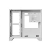 DIYPC ARGB-Q3.v2-W White USB3.0 Tempered Glass Micro ATX Gaming ...