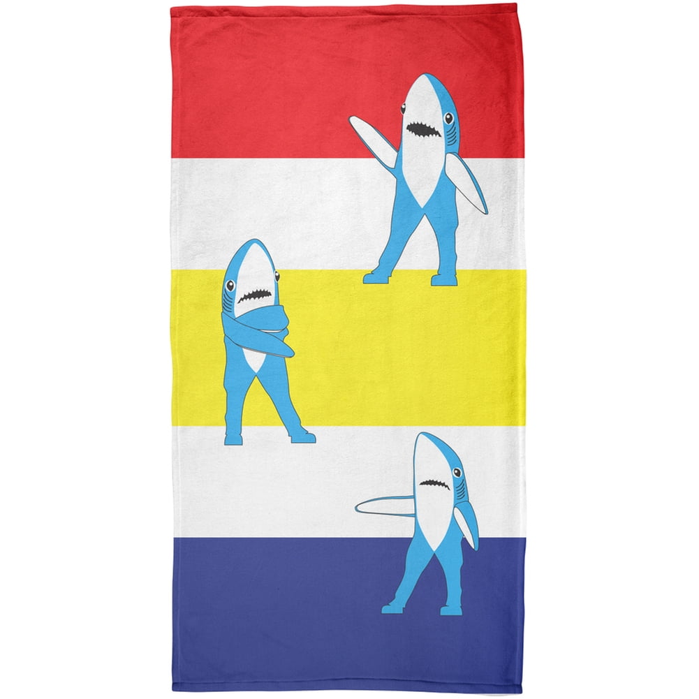 Halftime Left Shark Beach Ball All Over Beach Towel - Walmart.com