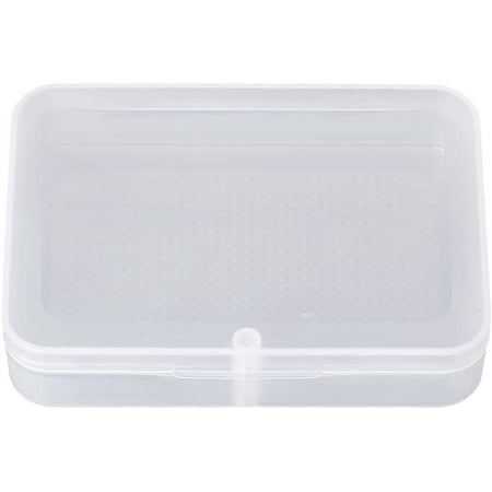 MEEYregPlastic Box 1 Piece Rectangular Plastic Transparent Clear ...