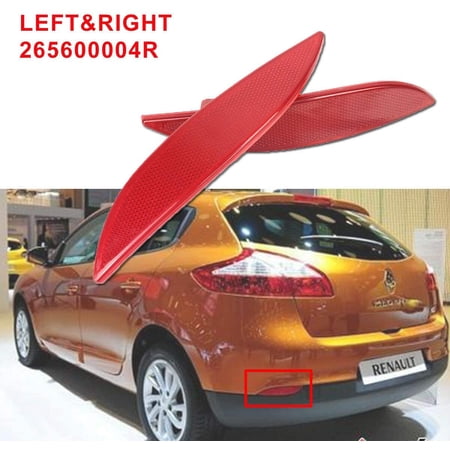 TOTMOX Rear Bumper Reflector Light Lens Right Side Light Tail Warning ...