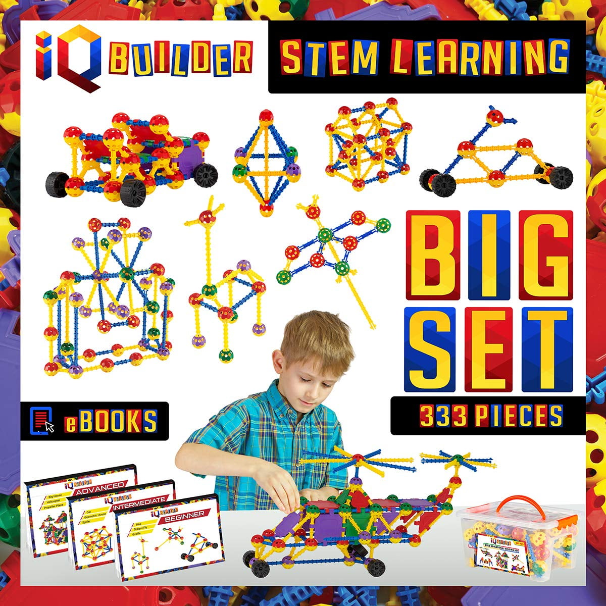 Click here for Iq Builder Stem Learning Toys Creative Constructio... prices