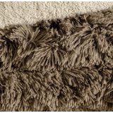 FINLANDIA MOKA COLOR SHAGGY BLANKET WITH SHERPA VERY SOFTY THICK AND ...