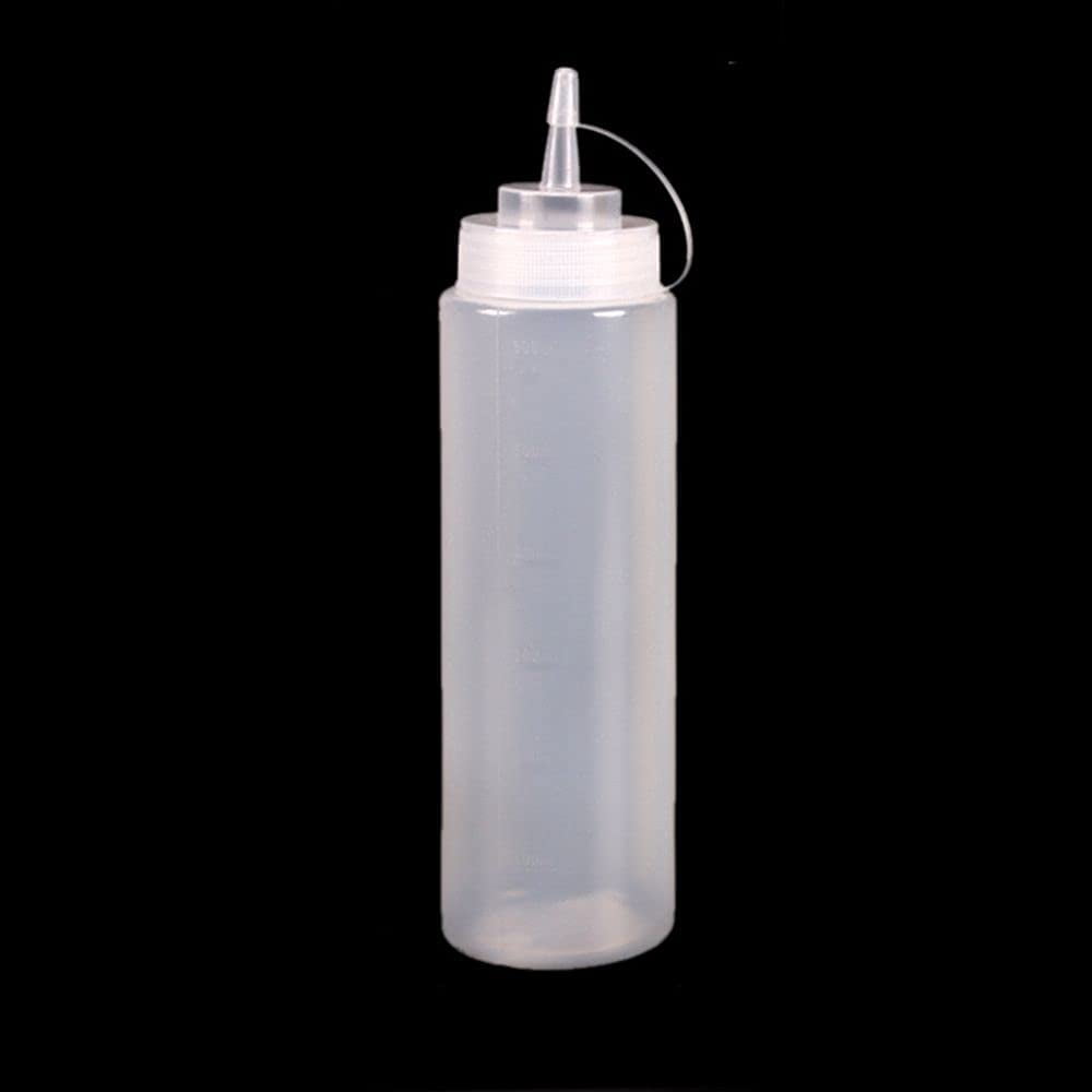 Plastic Squeeze Bottle with Cap, Leak-proof Sauce Bottle Reusable Spice ...