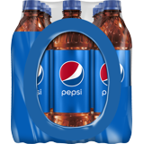 Pepsi Cola Soda Pop, 16.9 fl oz, 12 Pack Bottles - Walmart.com
