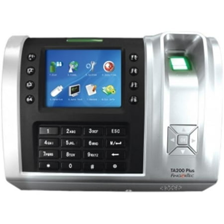 FingerTec USA TA200 Plus W FingerTec Time AttendanceTA200 Plus Fingerprint plus RFID Time Clock ...