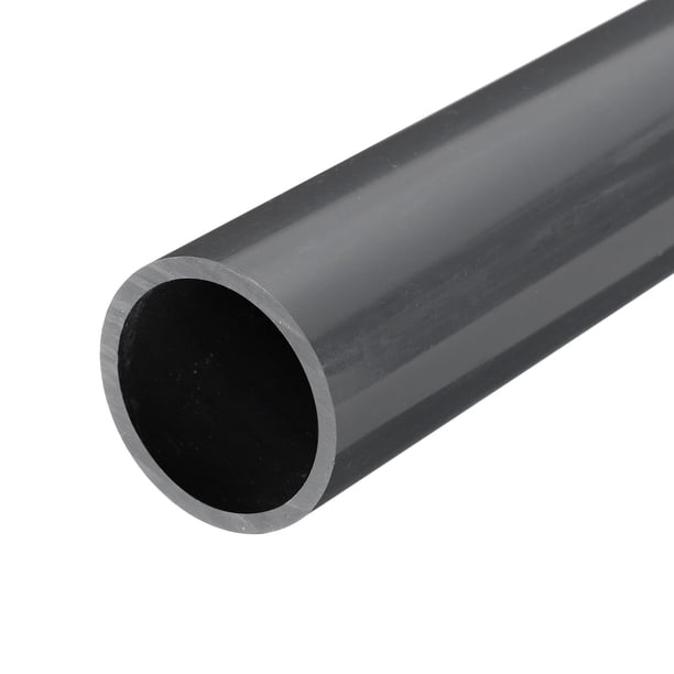 PVC Rigid Round Pipe 42.6mm ID 50mm(2") OD 350mm Light Grey High Impact ...