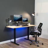 VIVO Universal Adjustable Ergonomic Monitor & Laptop Riser Stand, Black ...