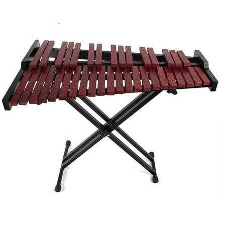 37 Sound Key Wooden Xylophone Mallets Board Stand Musical Percussion ...