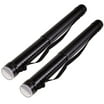DEWEL Telescoping Drawing Poster Tube, Waterproof Plastic, Light, Black ...