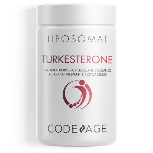 Codeage Liposomal Turkesterone Supplement, Ajuga Turkestanica & Hydroxypropyl-β-Cyclodextrin ...
