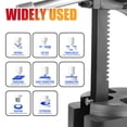 Workbench 3 Ton Arbor Press，Manual Interference Fit Press，Heavy Duty ...