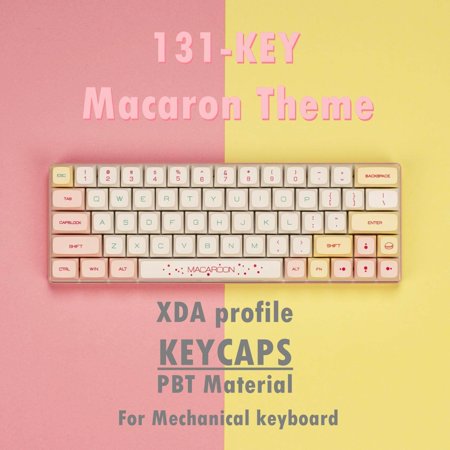 ziyahi 131 Keys PBT Keycaps Macaron Theme XDA Profile For Cherry MX Switch - Walmart.ca