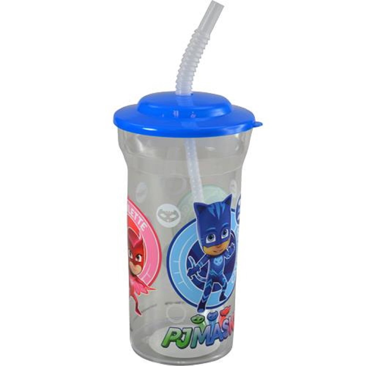 Drink Bottle - PJ Masks - Water Bottle - Blue - 16oz - w Straw ...