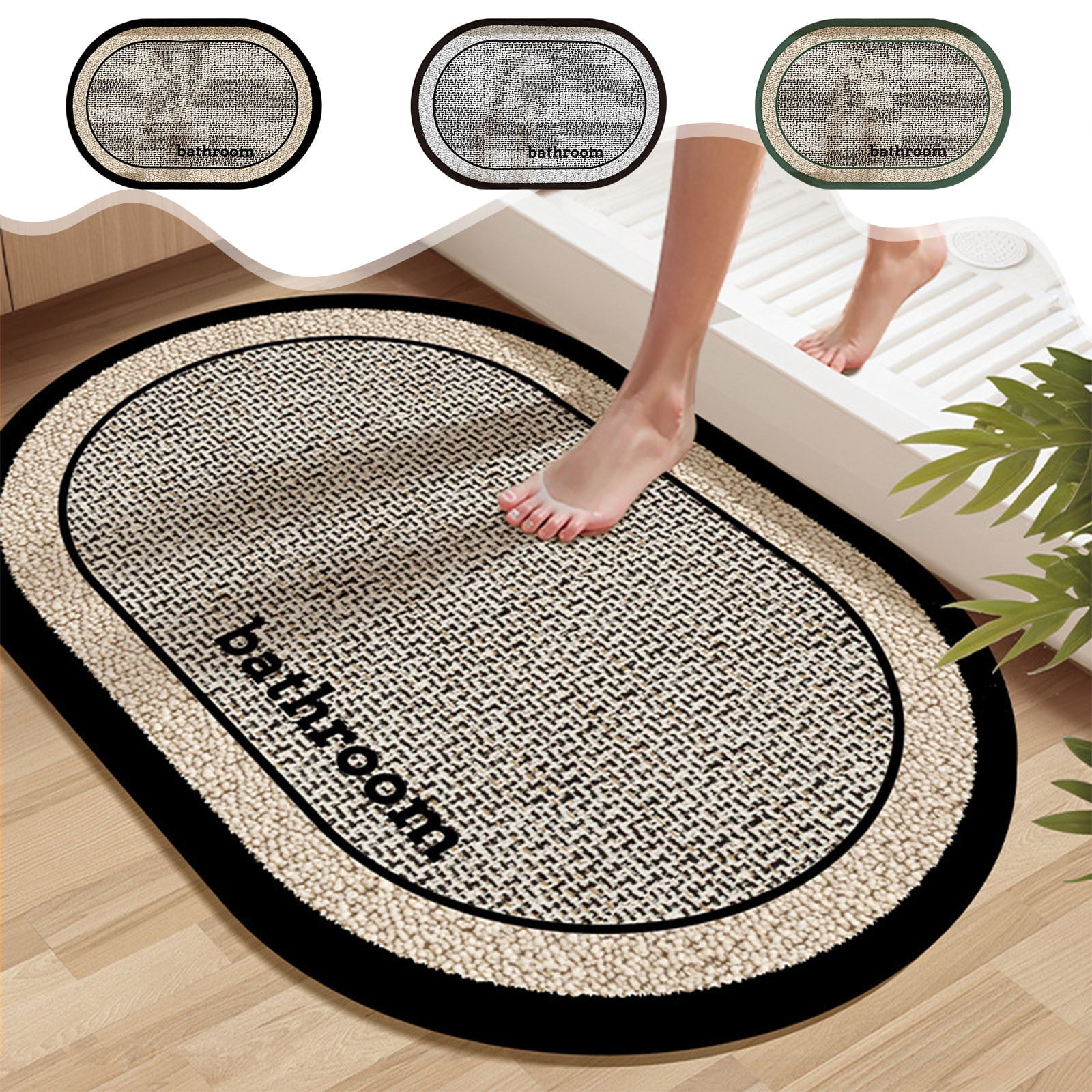 Click here for Boovnll Bathroom Rugs  16x24 Super Absorbent & Sof... prices
