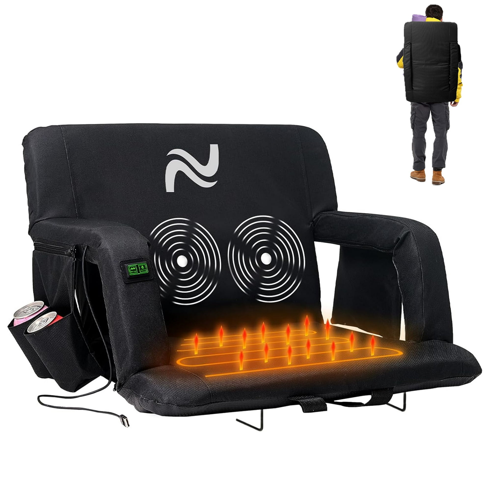 Click here for Aboron Heated Message Stadium Seats For Bleachers... prices