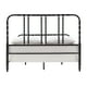 Weston Home Leona Metal Spool Full Bed, Black - Walmart.com