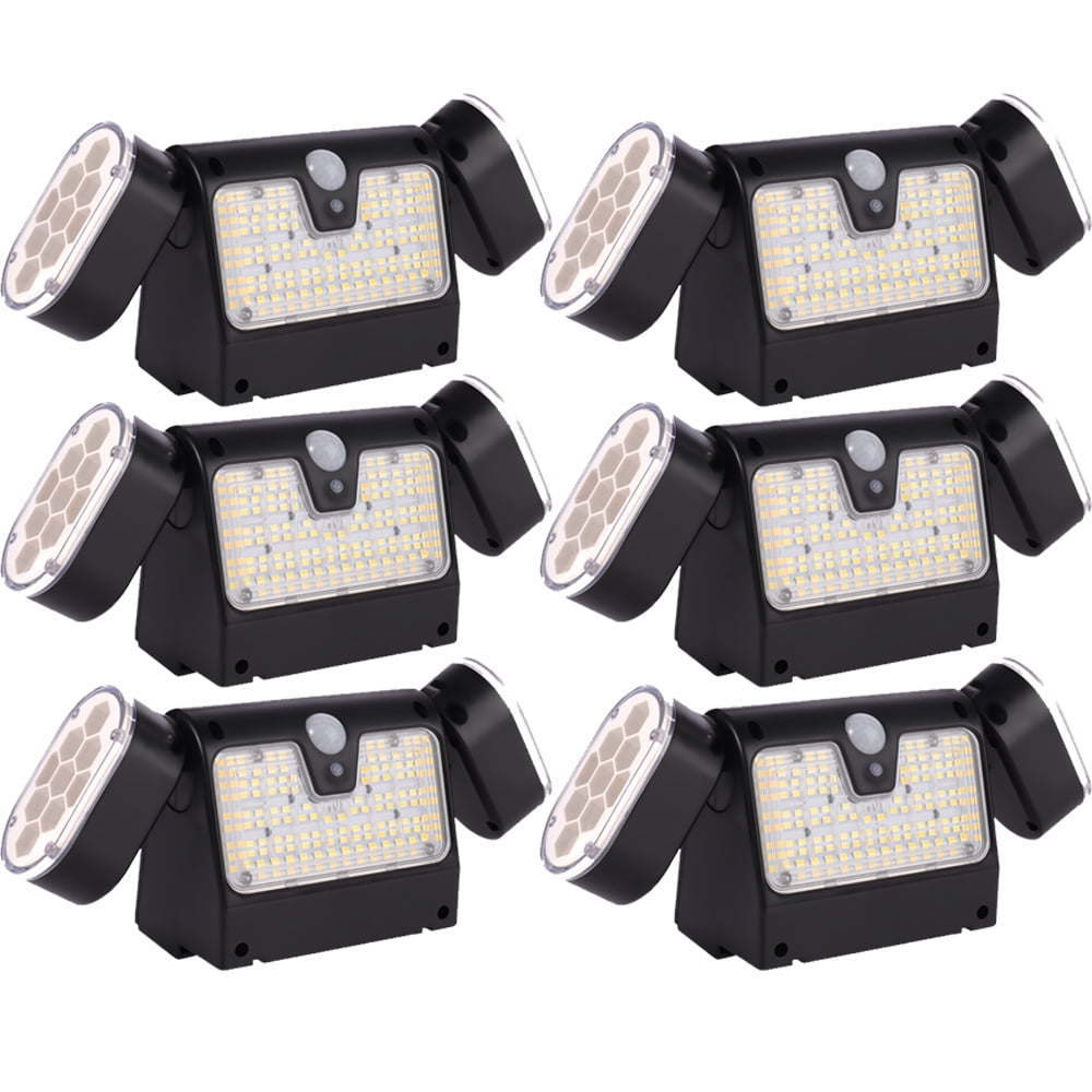 CJC Outdoor LED Solar Security Lights, Waterproof Motion Sensor ...