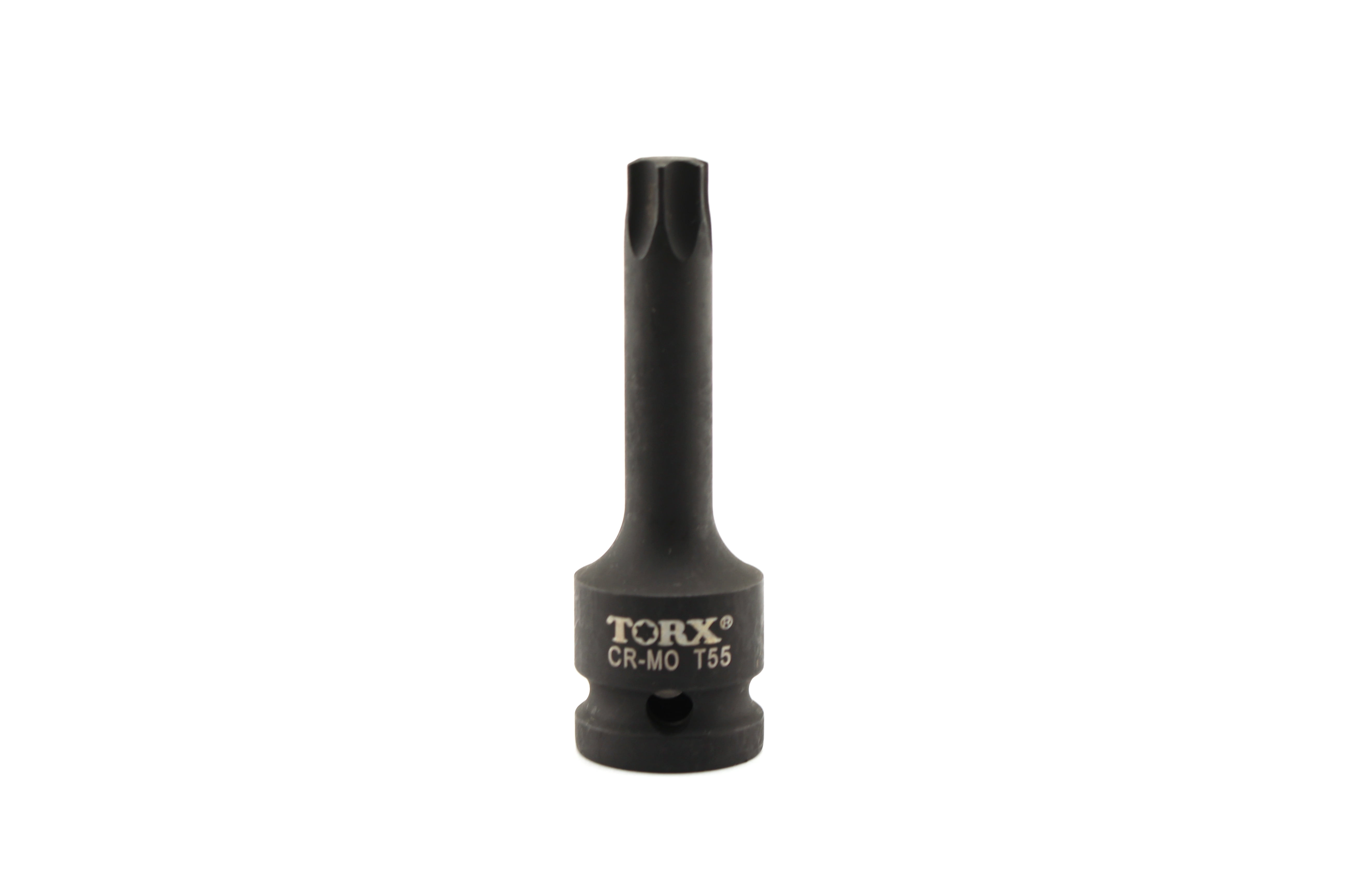 TEMO T55 3 Inch (76 mm) Long Torx Star 6 Point Black Impact Bit Socket ...