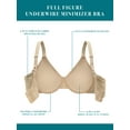 Vanity Fair Radiant Women's Minimizer Bra - Underwire, Back and Side ...