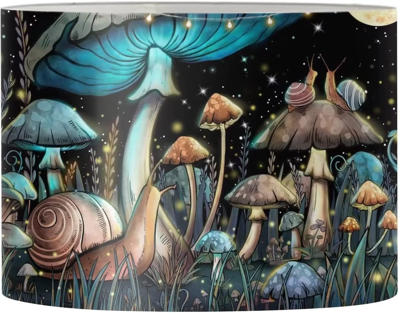 NETILGEN Lampshade Well Constructed Cartoon Mushroom Lampshades for ...