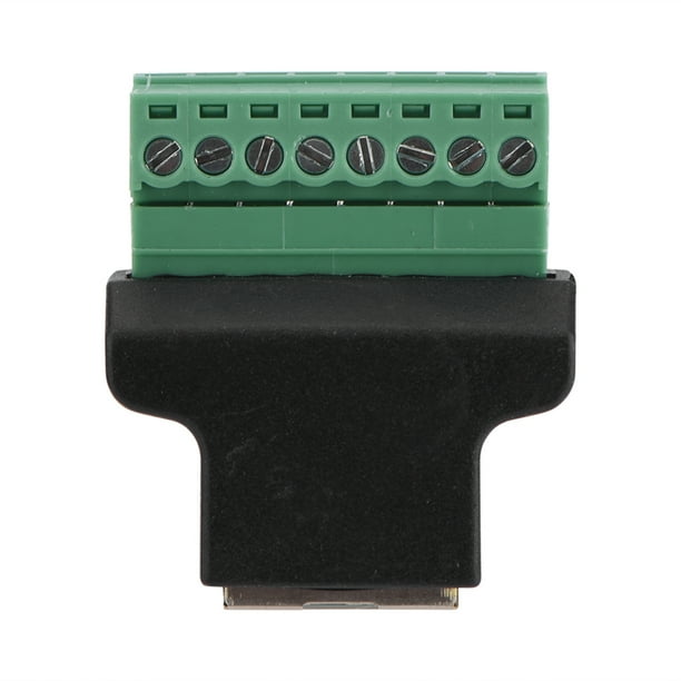 Screw Terminal Converter RJ45 Female Jack DVR Ethernet Connector Screw ...