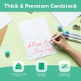 Blank Note Cards and Envelopes White A2 (4.25" x 5.5") 100 Pack for DIY ...